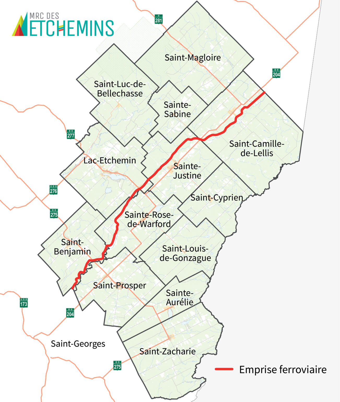 Un nouveau sentier de quad sur l’emprise ferroviaire de la MRC des Etchemins! – FQCQ